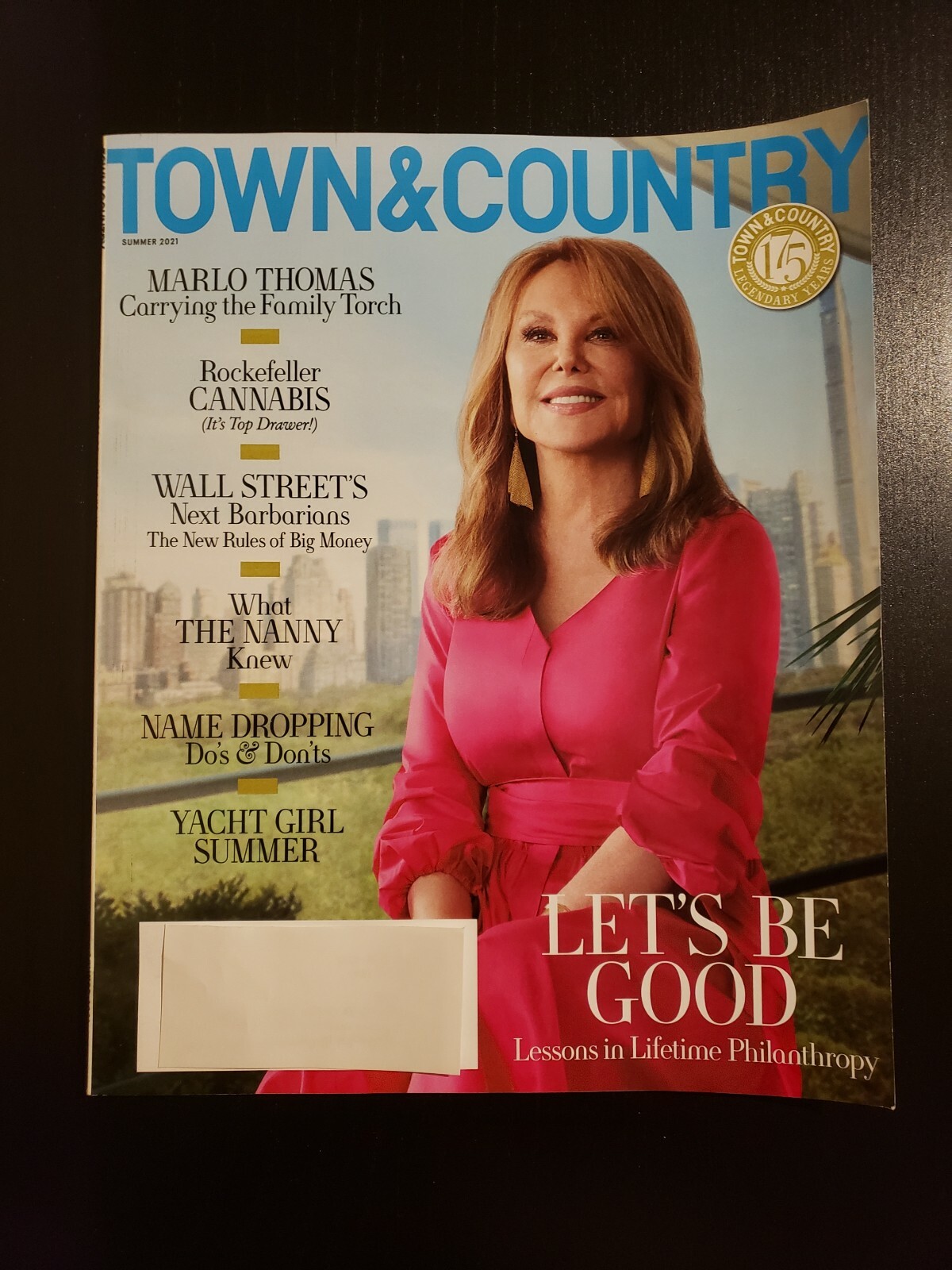NEW Town & Country Magazines 2021 2022 Issue Print Magazine Celebrity ...