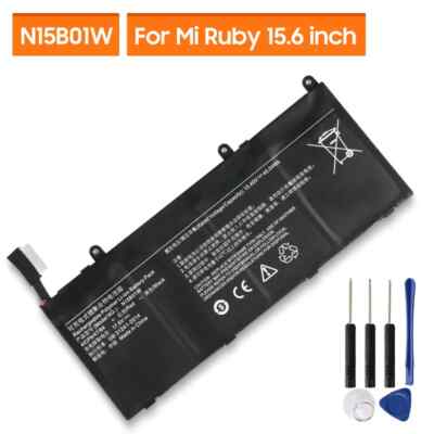 Laptop Battery For Xiaomi Mi Ruby 15.6inch TM1703 TM1802-AD/N/C N15B01W ...