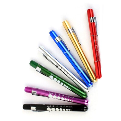 20PCS Portable Medical First Aid Pen Light Flashlight Doctor Nurse ...