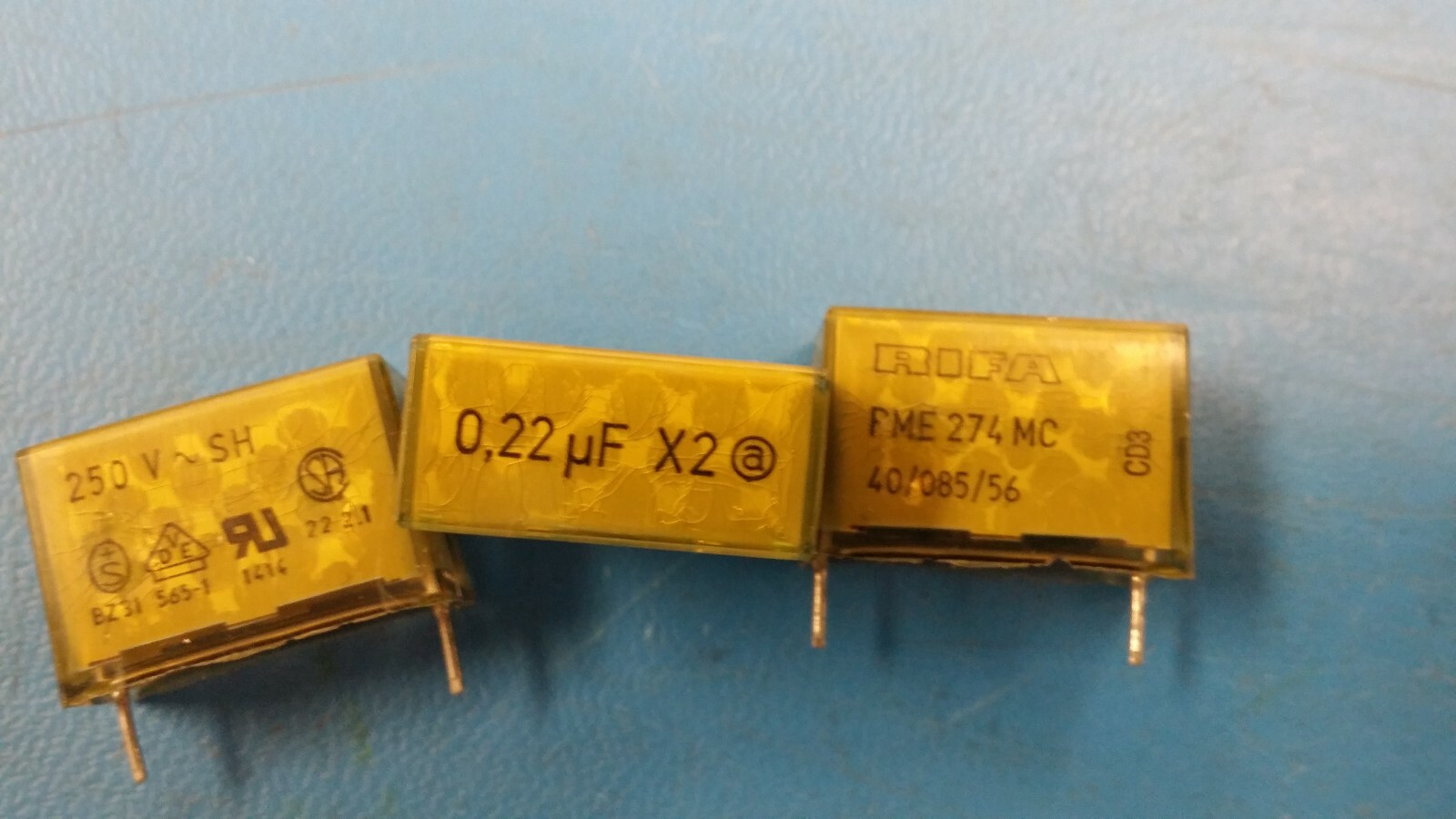 (10 PCS) PME274MC6220KR RIFA .22uf 250Vac 125Vdc 10% METALLIZED PAPER ...