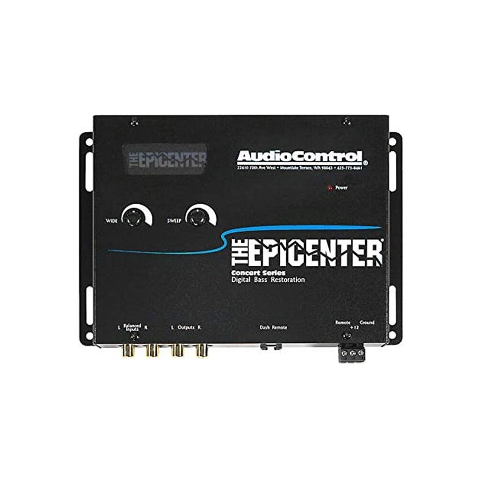 Audiocontrol the Epicenter Car Audio Digital Bass Equalizer Black | eBay