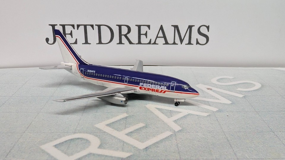 1/400 FEDERAL EXPRESS / FEDEX BOEING 737-200 1980'S COLOR N204FE ...