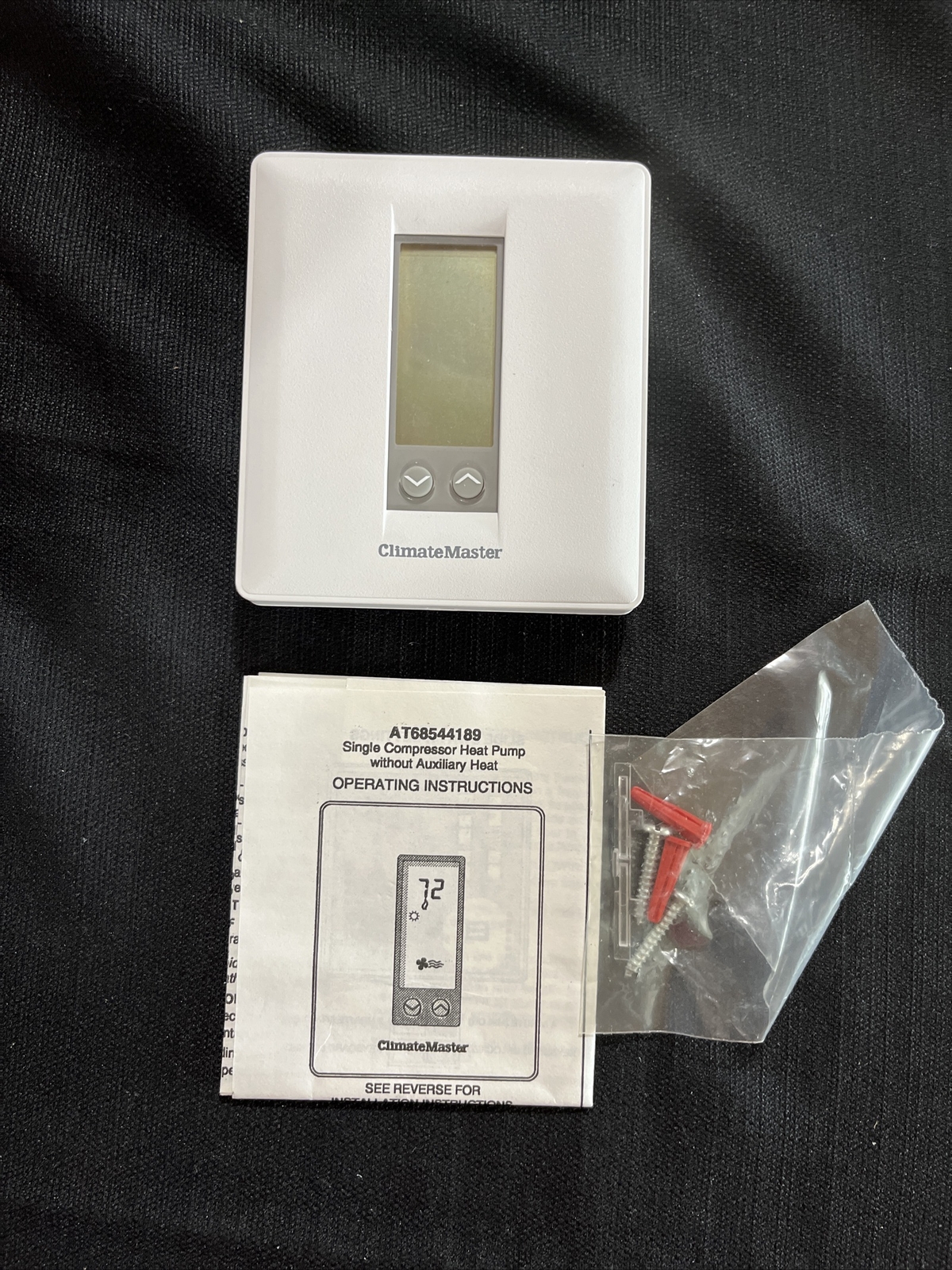 CLIMATEMASTER AT68544189 SINGLE STAGE HEAT/COOL NON-PROGRAMMABLE ...