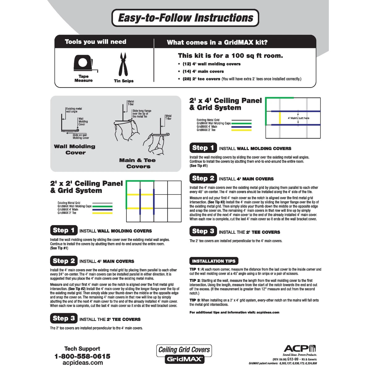 Acp Ceiling Grid Calculator | Shelly Lighting