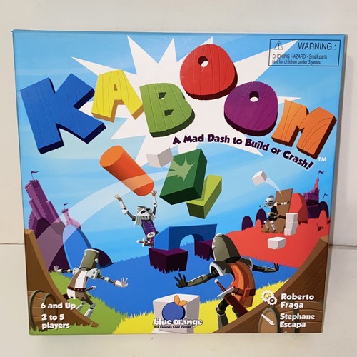 2013 Kaboom A Mad Dash To Build Or Crash Board Game Blue Orange Games ...