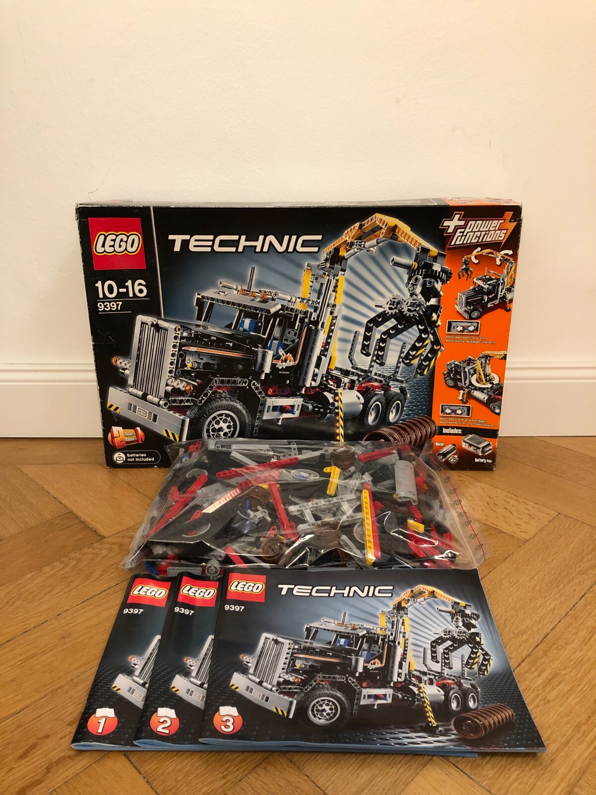 LEGO 9397 Logging Truck Holztransporter TECHNIC | 100% complete ...
