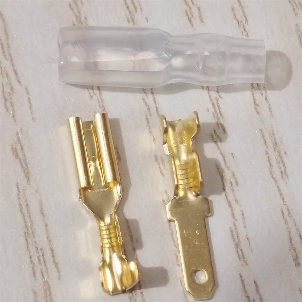 10 Sets Male Female 2.8mm Spade Terminals Crimp Wire Connector ...