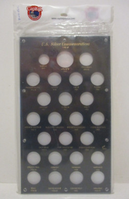 Capital Coin Holder #BVD50C U.S. Silver Commemoratives Type Set Display ...