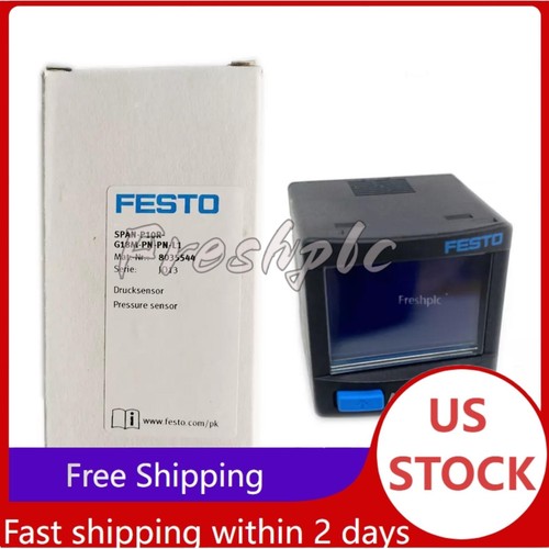 US FREE TAX New Festo SPAN-P10R-G18M-PN-PN-L1 8035544 Pressure Switch ...