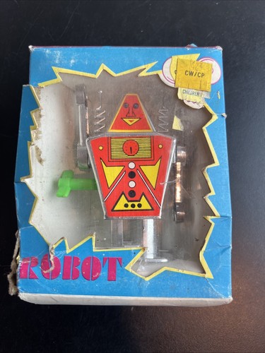 Cool Hong Kong Wind Up Robot In Original Box | eBay