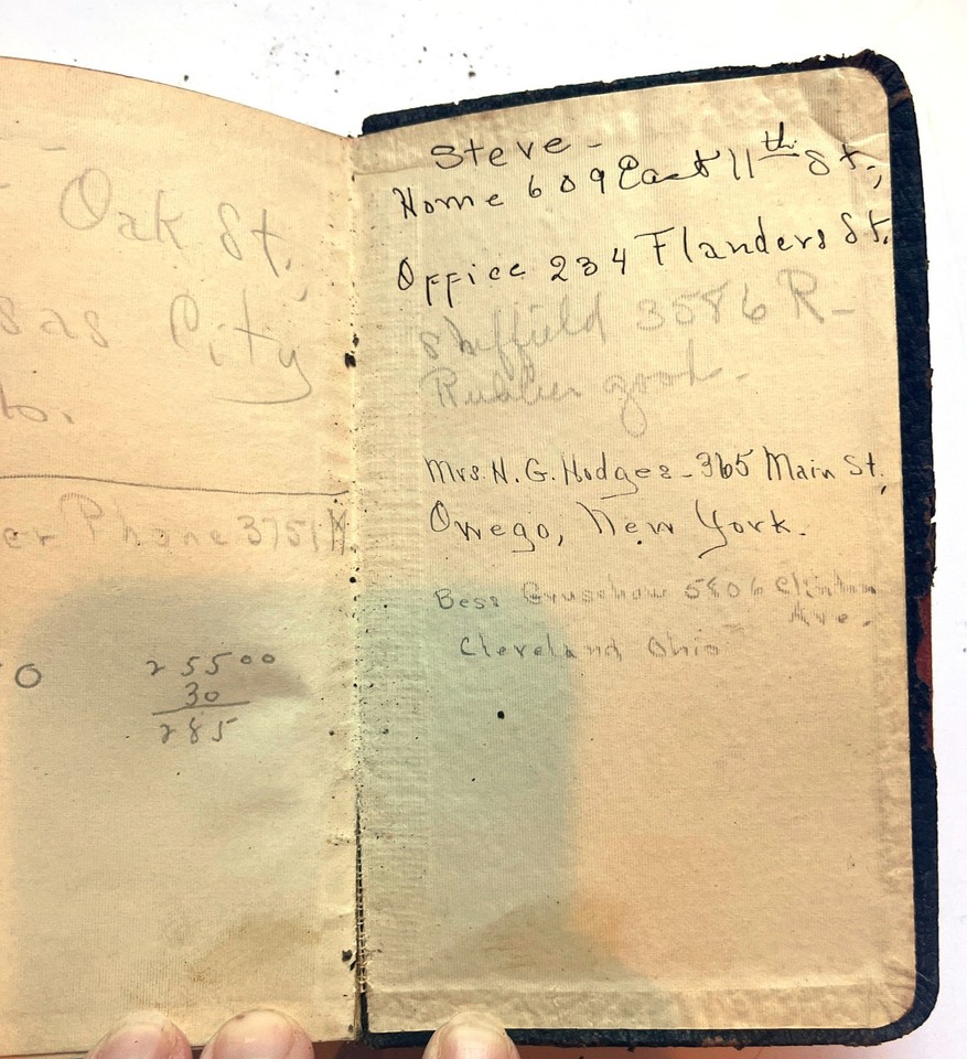 1892 A Line A Day Woman's Handwritten DIARY Samuel Ward Antique Boston ...