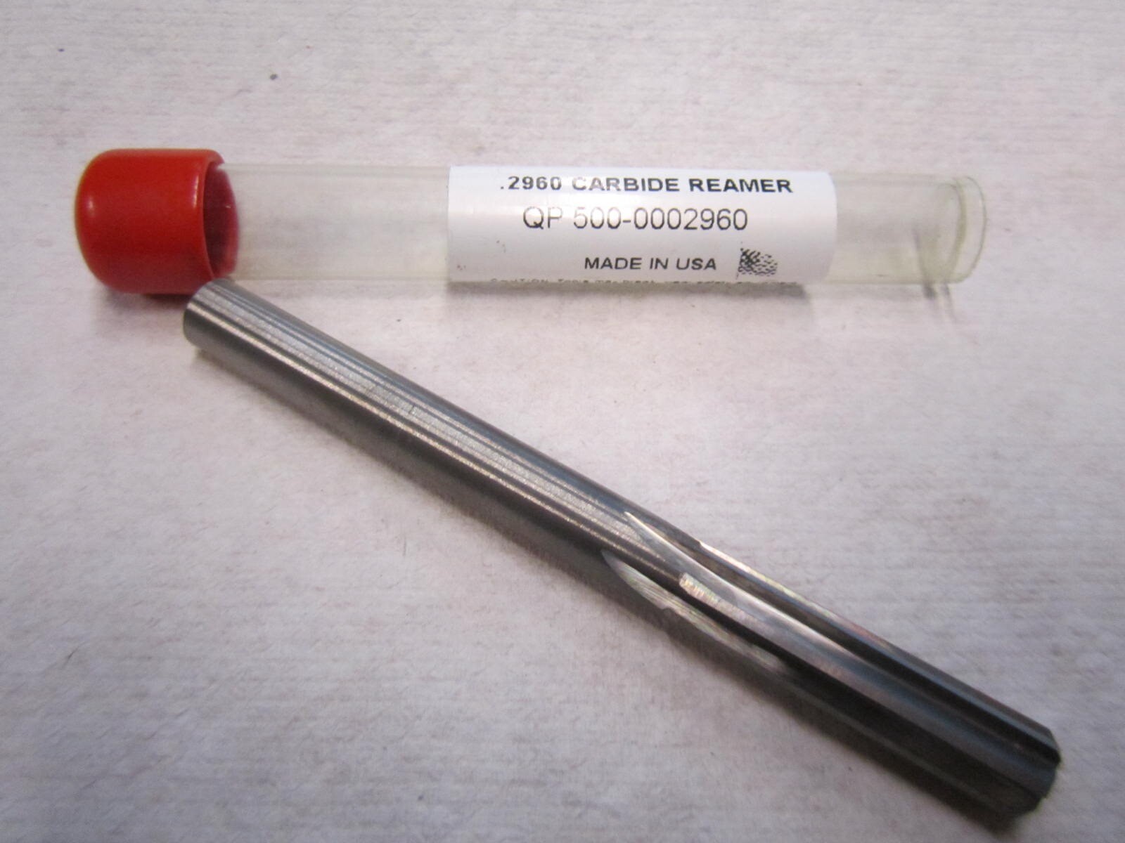 USA 500-0002960 .2960" 6 Flute Solid Carbide Chucking Reamer 1-1/8 ...