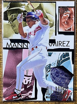 1995 Ultra All-Rookies Cleveland Indians Baseball Card #9 Manny Ramirez ...