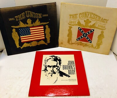 Civil War LP Lot x3 The Confederacy & The Union 1861-1865 John Brown’s ...