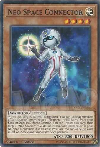 Yugioh - Neo Space Connector - 1st Edition NM - Free Holographic Card ...