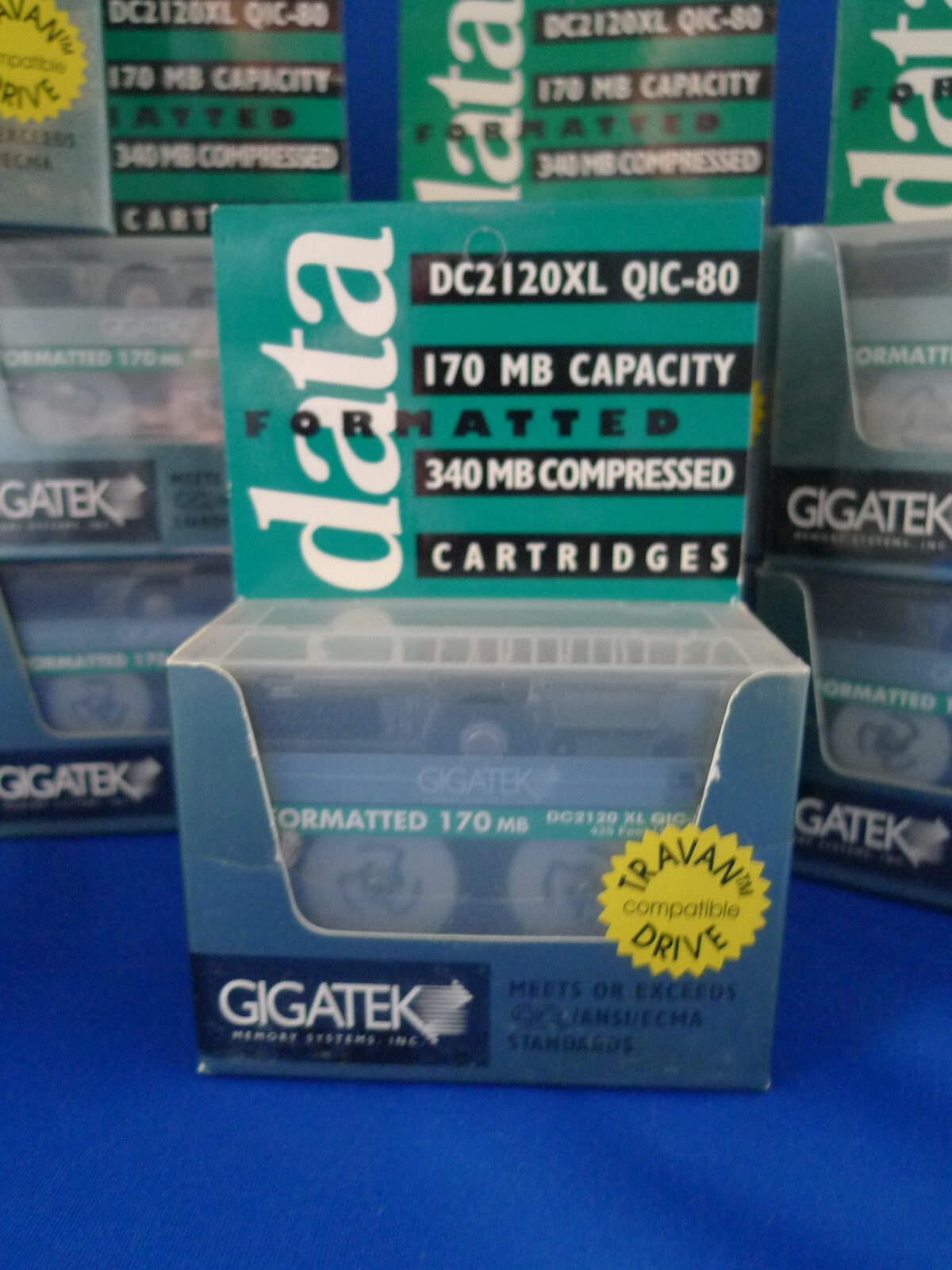 Lot of 20 Gigatek Data Cartridges DC2120XL QIC-80 170MB NEW OLD STOCK ...