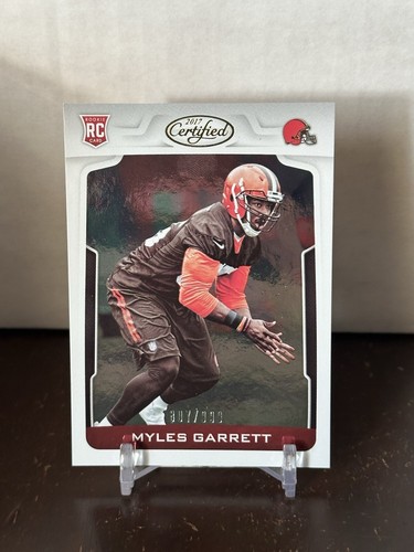 2017 Certified Myles Garrett Rookie /999 #136 Browns | eBay