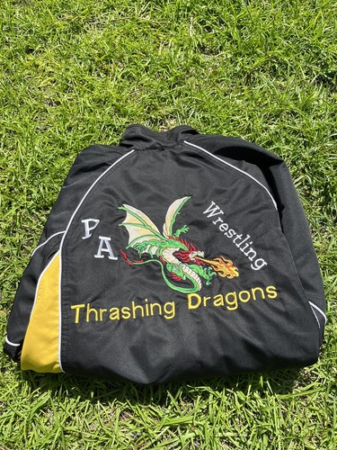 Team Pennsylvania Wrestling Jacket Team Pa Thrashing Dragons Rare ...