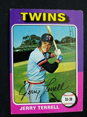 1975 Topps Baseball Card # 654 Jerry Terrell - Minnesota Twins | eBay