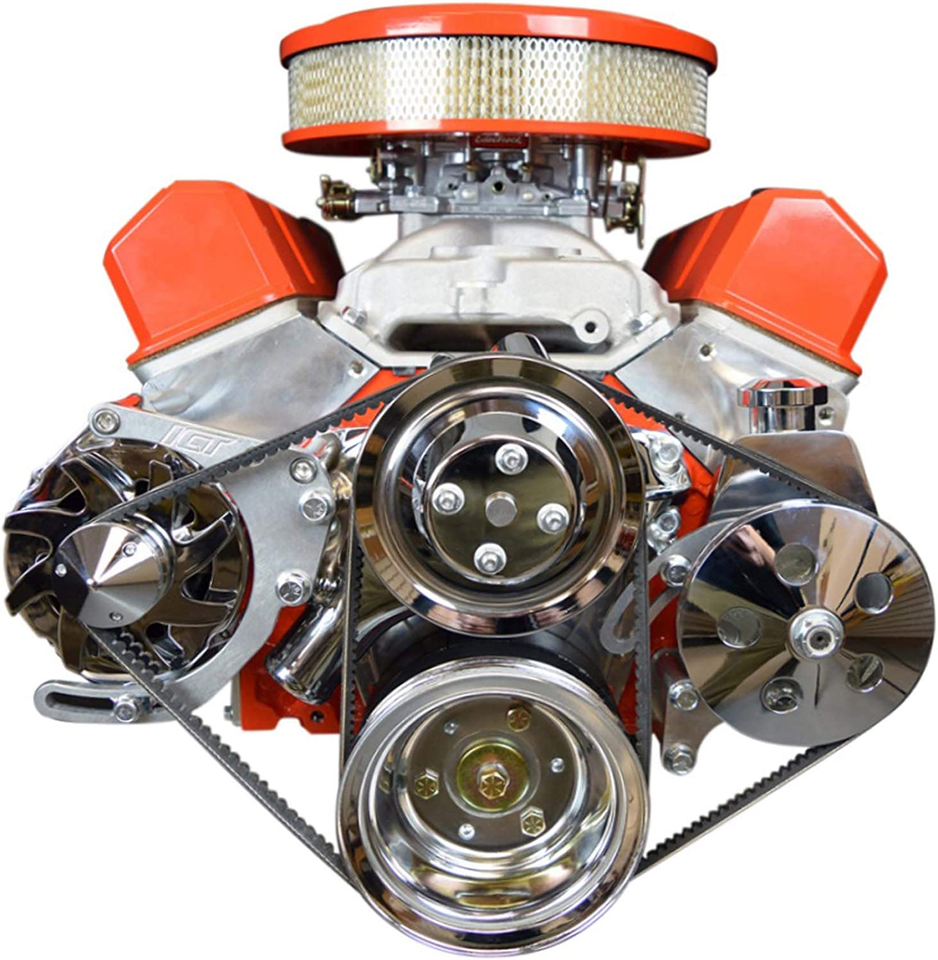 SBC Adjustable Alternator Bracket Low Mount Kit Compatible with Small ...