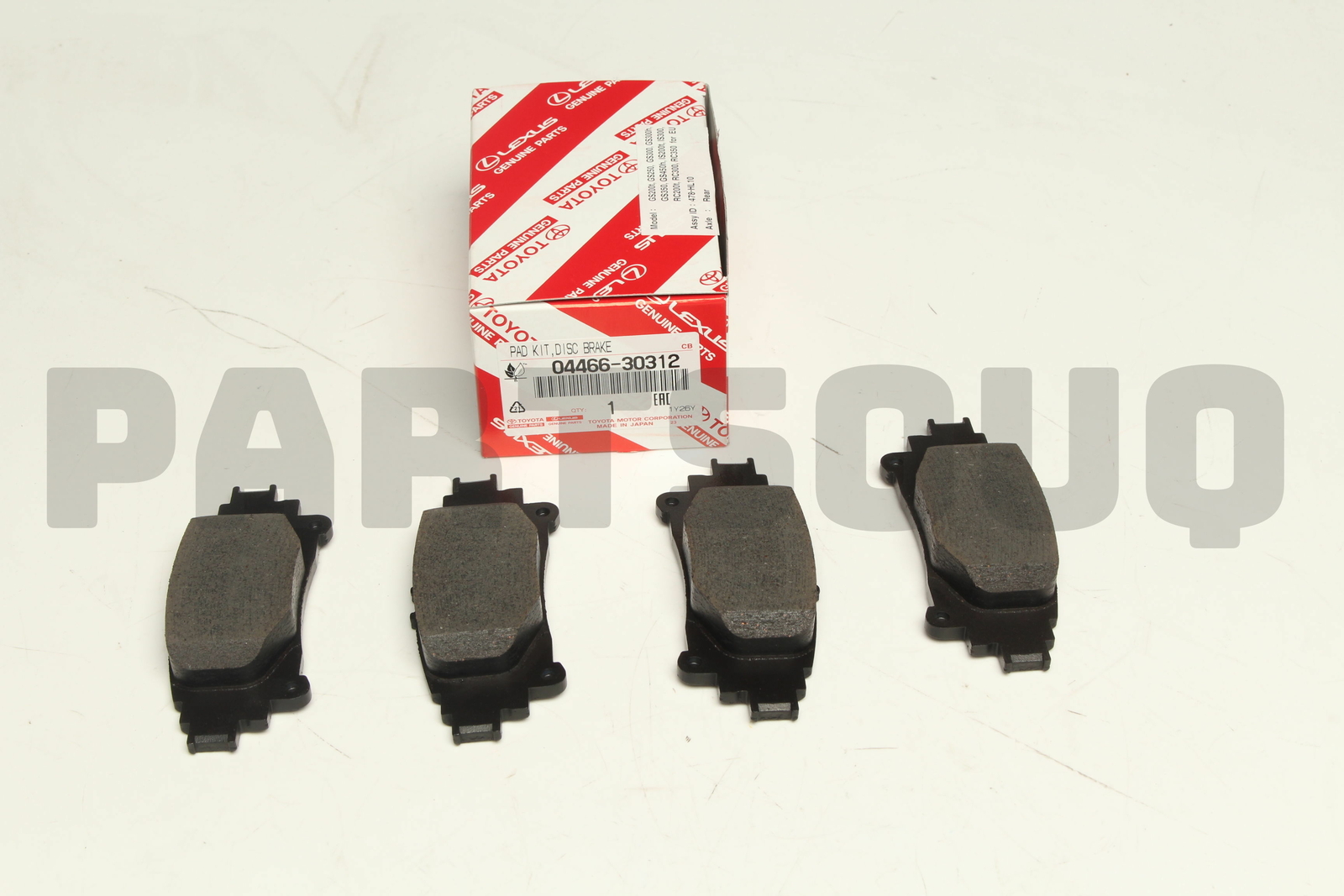 0446630312 Genuine Toyota PAD KIT DISC BRAKE 04466-30312 | eBay