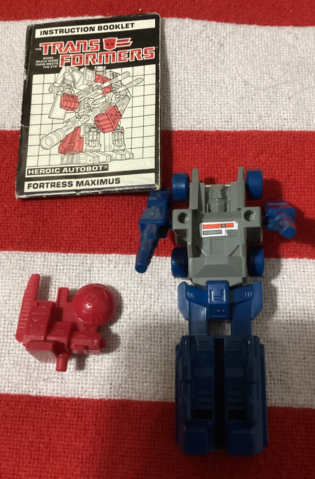 Fortress Maximus Cerebros Cog 1986 Hasbro G1 Transformers Original ...