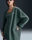 Size Medium Nike Phoenix Fleece Oversized Long Cardigan FV8036-338 ...