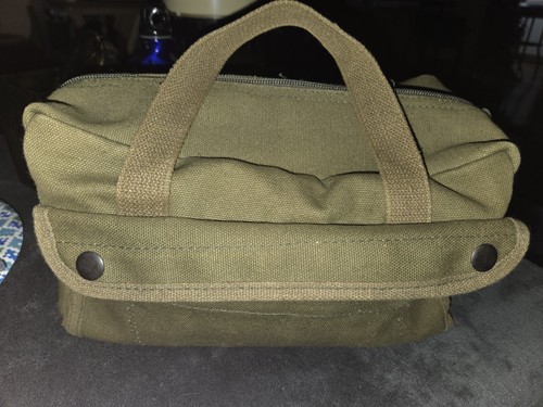 Vtg Condor Canvas Tactical Organizer Tool Bag OD Green size 11x6x7 | eBay