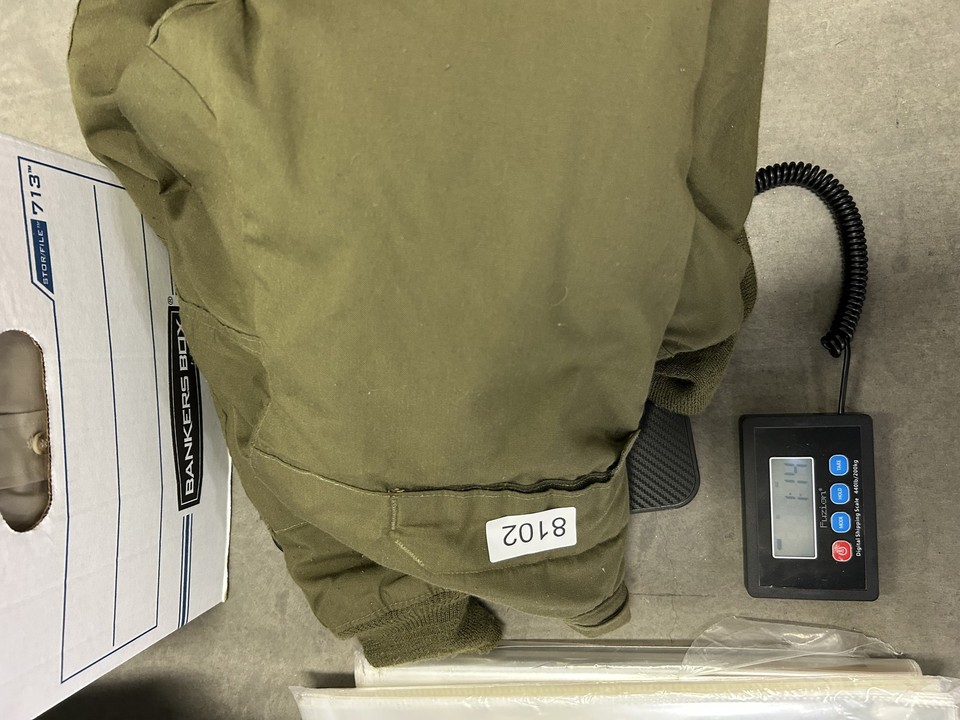 Vintage Isratex Jacket Cold Weather Mens Medium Green Military Bomber ...