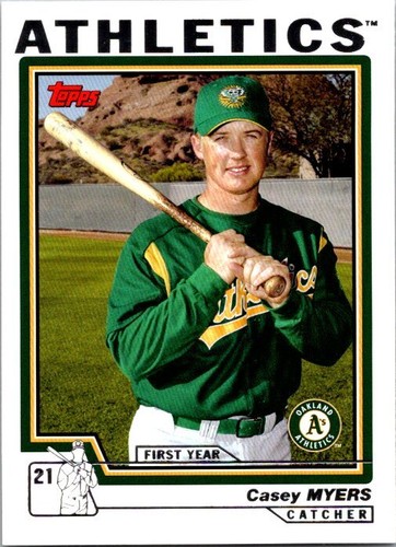 2004 Topps Casey Myers FY 301 Oakland Athletics | eBay