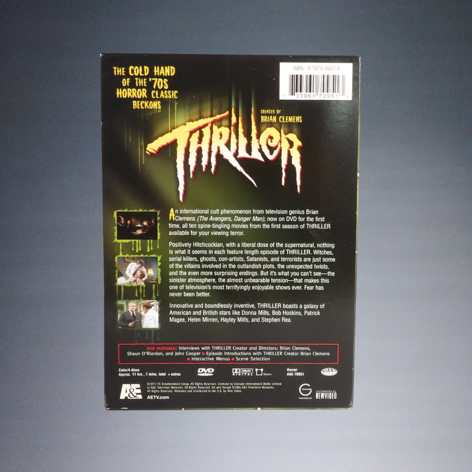 THRILLER BRIAN CLEMENS THE COLD HAND OF THE 70'S HORROR CLASSIC DVD SEASON 1 SET | eBay