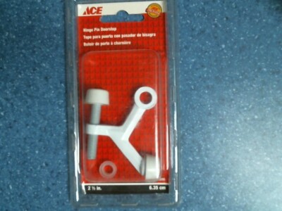Ace 5489596, 2-1/2" Hinge Pin Floor Doorstop, White, FREE SHIPPING | eBay