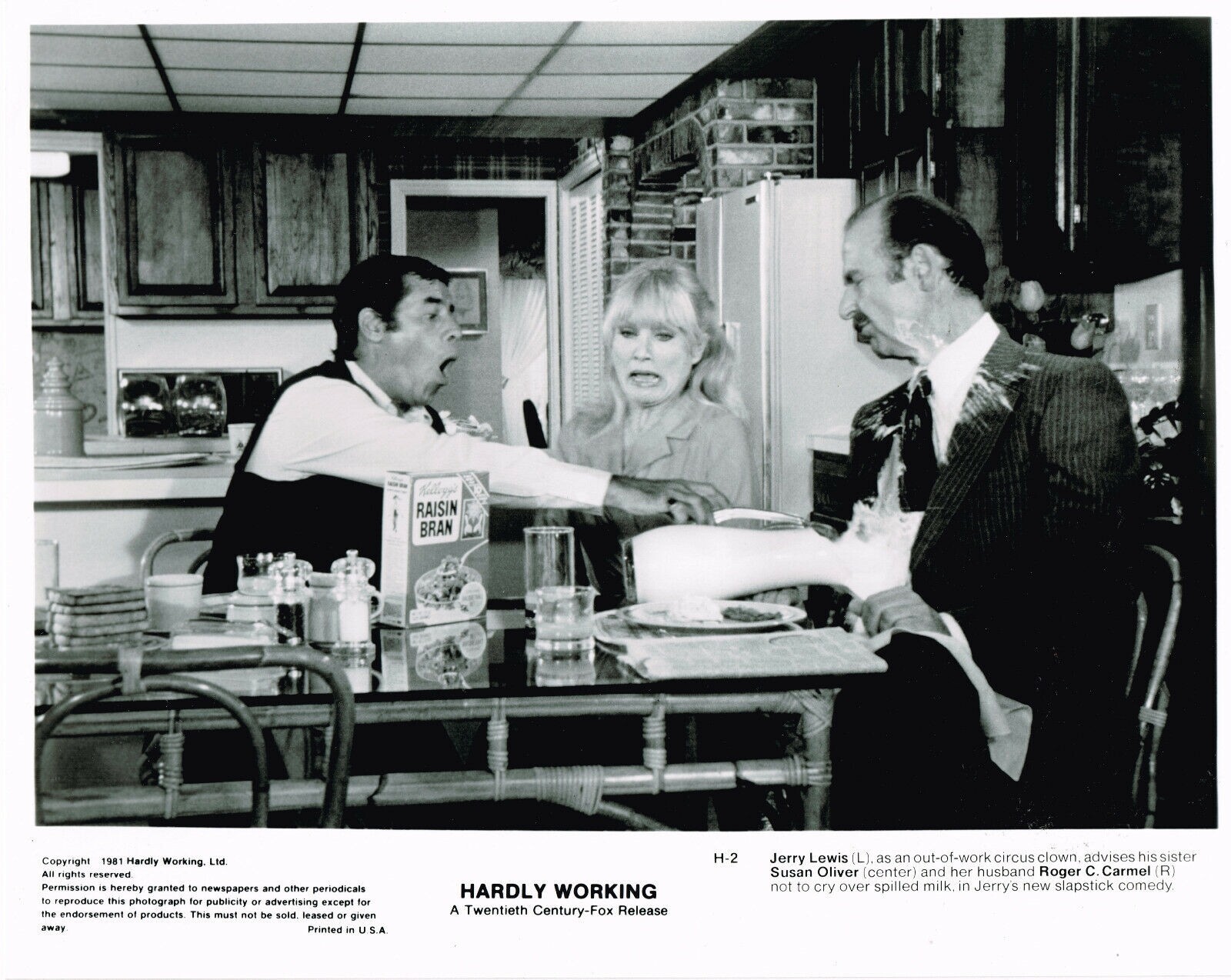 Hardly Working 1981 8x10" black & white movie still #2 Jerry Lewis | eBay