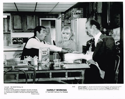 Hardly Working 1981 8x10" black & white movie still #2 Jerry Lewis | eBay