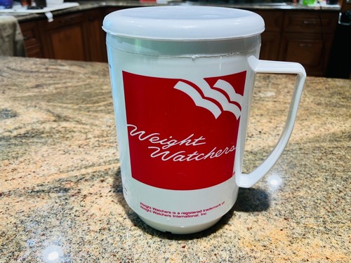 ( 1 ) Weight Watchers Mugs 32oz Tumbler Measure Water Intake Cup Lid | eBay