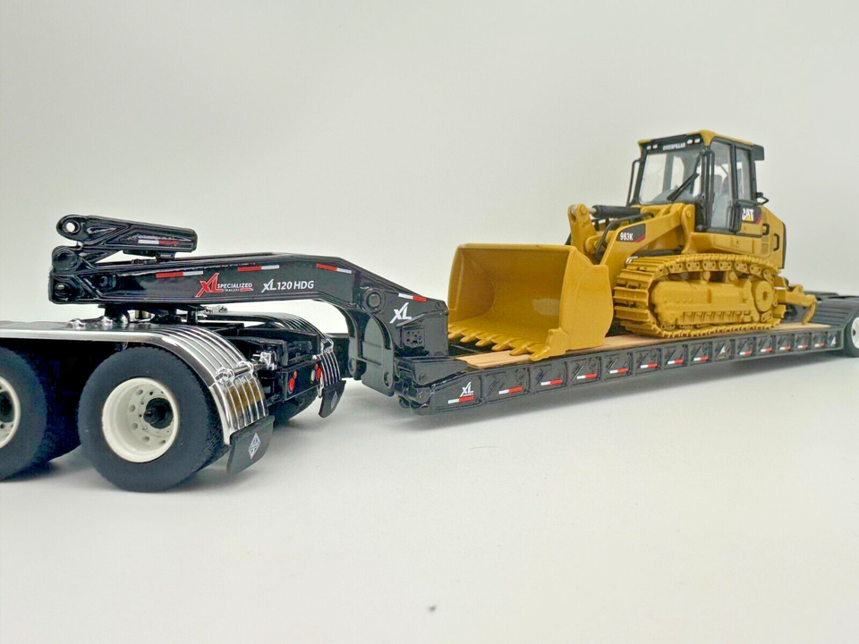 1:50 DM HX520 Tandem Day Cab Tractor XL120 Trailer &CAT963K Dozer | eBay