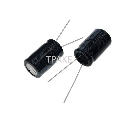 3pcs 47UF250V 250V47UF 47MFD 250Volt 13*20mm Aluminum Electrolytic ...