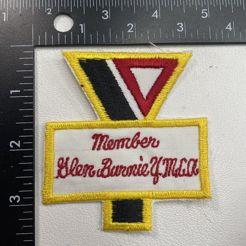 Vintage circa 1980s GLEN BURNIE YMCA Patch 08K8 | eBay