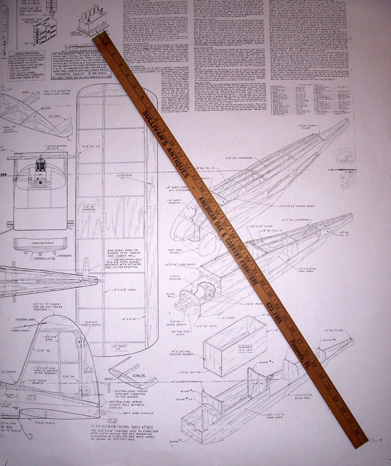 Live Wire REBEL PLAN + Parts Patterns to Build a 48" deBolt RC Model ...