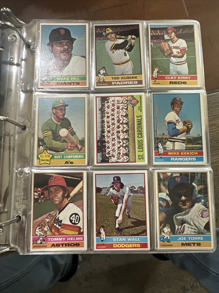 1976 Topps Baseball - COMPLETE SET - Great Condition- Several Highly ...