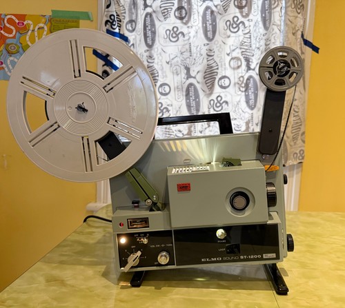 ELMO Sound ST-1200 Super 8 / Single 8 Sound Projector (Excellent ...