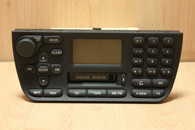 RADIO STEREO HEAD UNIT + CODE Jaguar XJ8 XJR X308 2000-2002 RHD ...