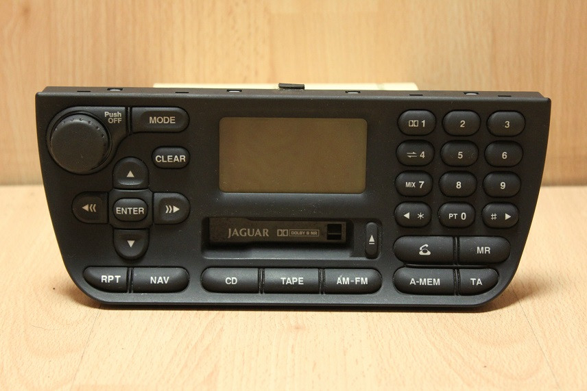 RADIO STEREO HEAD UNIT + CODE Jaguar XJ8 XJR X308 2000-2002 RHD ...