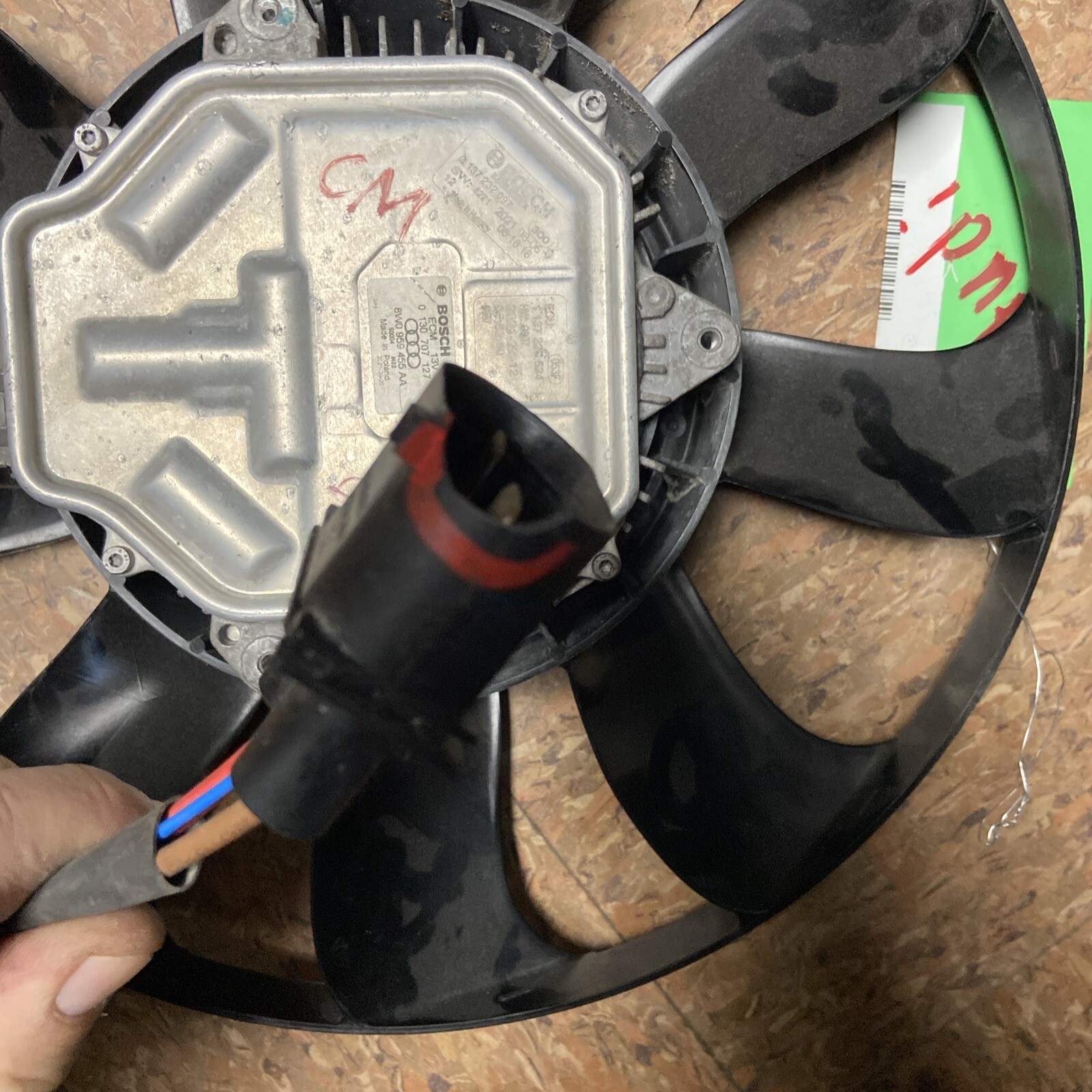 2020-2023 Audi S7 RS7 Front Radiator Cooling Fan Assembly 8W0959455AA ...