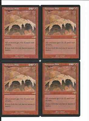 MTG: FLOWSTONE SLIDE Nemesis RARE; played, Excellent condition x4 | eBay