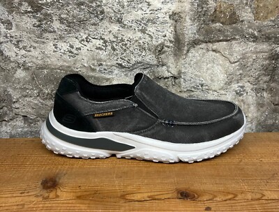 SKECHERS SOLVANO - VARONE 210799 BLACK MENS CASUAL SHOE NEW IN BOX | eBay