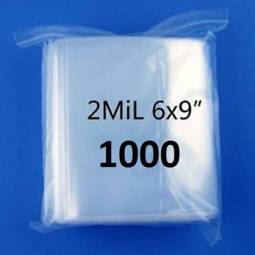 6x9 2Mil Clear Plastic Zipper Bag for Zipper Clear Reclosable Bag 2 MIL ...