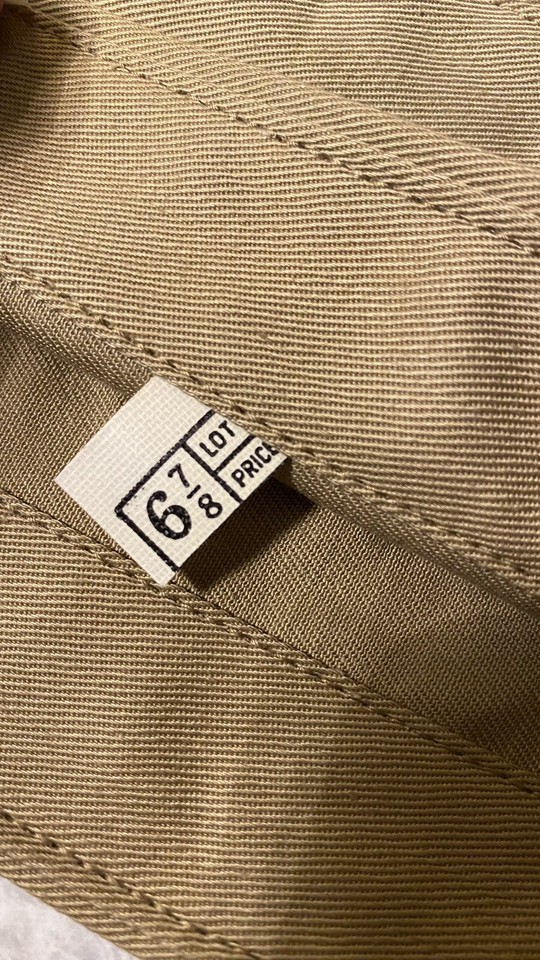 Vintage Garrison Military Caps Khaki Soft Covers Military Hats Size 6 7 ...