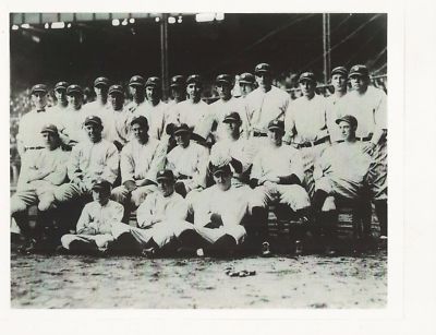 NEW YORK YANKEES 1922 TEAM PHOTO 8X10 BABE RUTH, WAITE HOYT, WALLY PIPP ...