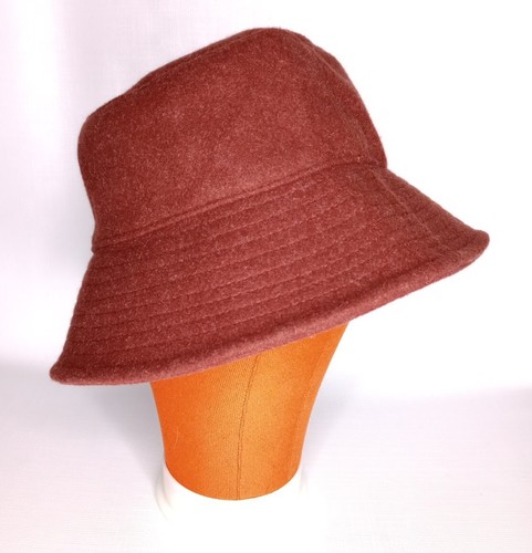 Universal Thread Women's Berry Red Adjustable Felt Bucket Hat New With ...